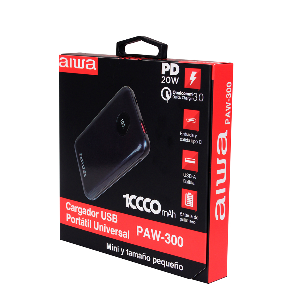 Power Bank Aiwa Paw 300 azul – ESPOL