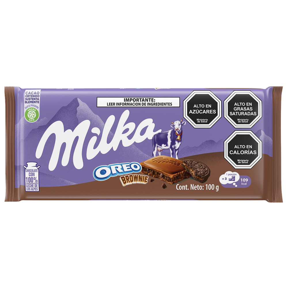 Chocolate Tableta Milka Oreo Brownie 100g – ESPOL